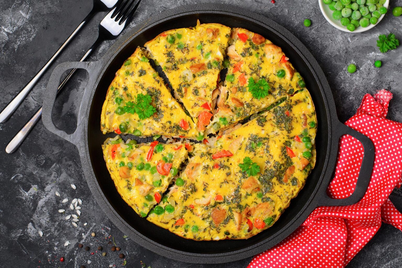 Leek and Chicken Frittata - Pioneer Poultry